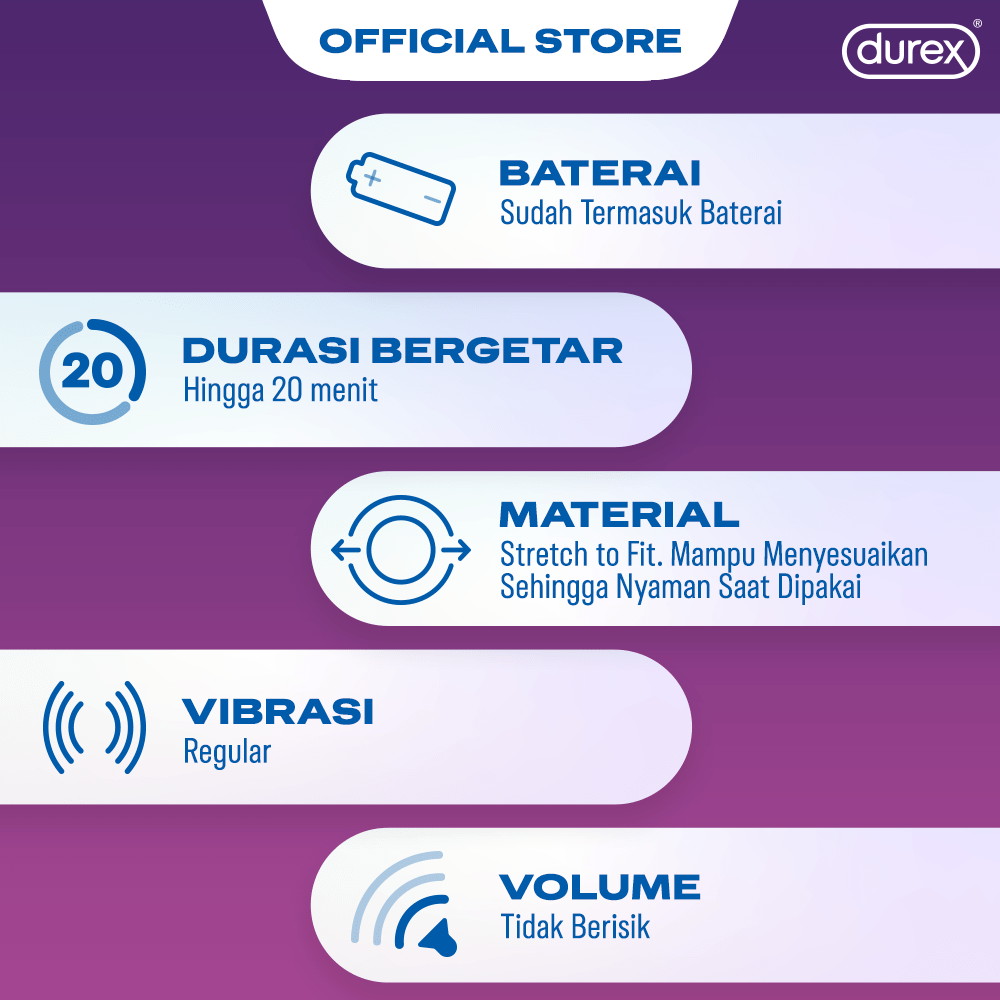 Durex Cock Ring Sex Toy makes the fun last | Durex