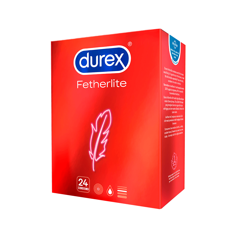 Durex Fetherlite dengan bahan yang lebih tipis