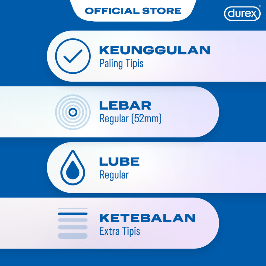 Durex Invisible varian kondom paling tipis