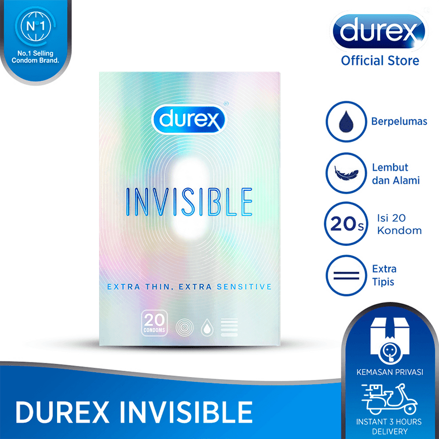 Durex Invisible varian kondom paling tipis